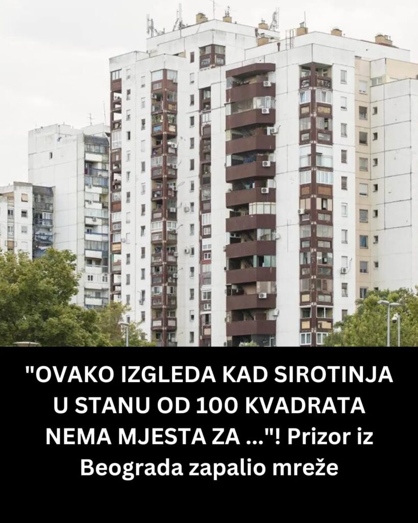 “OVAKO IZGLEDA KAD SIROTINJA U STANU OD 100 KVADRATA NEMA MJESTA ZA ...