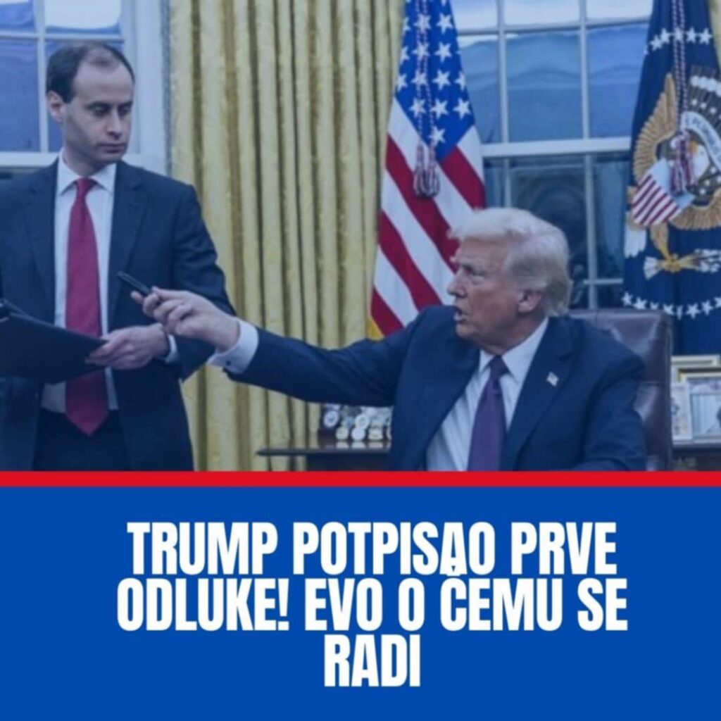 Trump potpisao prve uredbe, evo šta je u pitanju – Tražiš Posao?