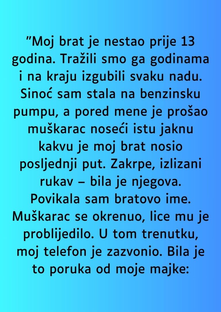 “Moj brat je nestao prije 13 godina…” – Tražiš Posao?